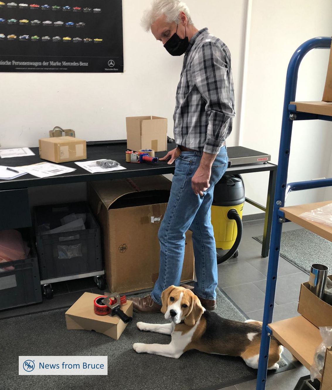 News from Bruce · Roland Merz - Ersatzteil Manufaktur